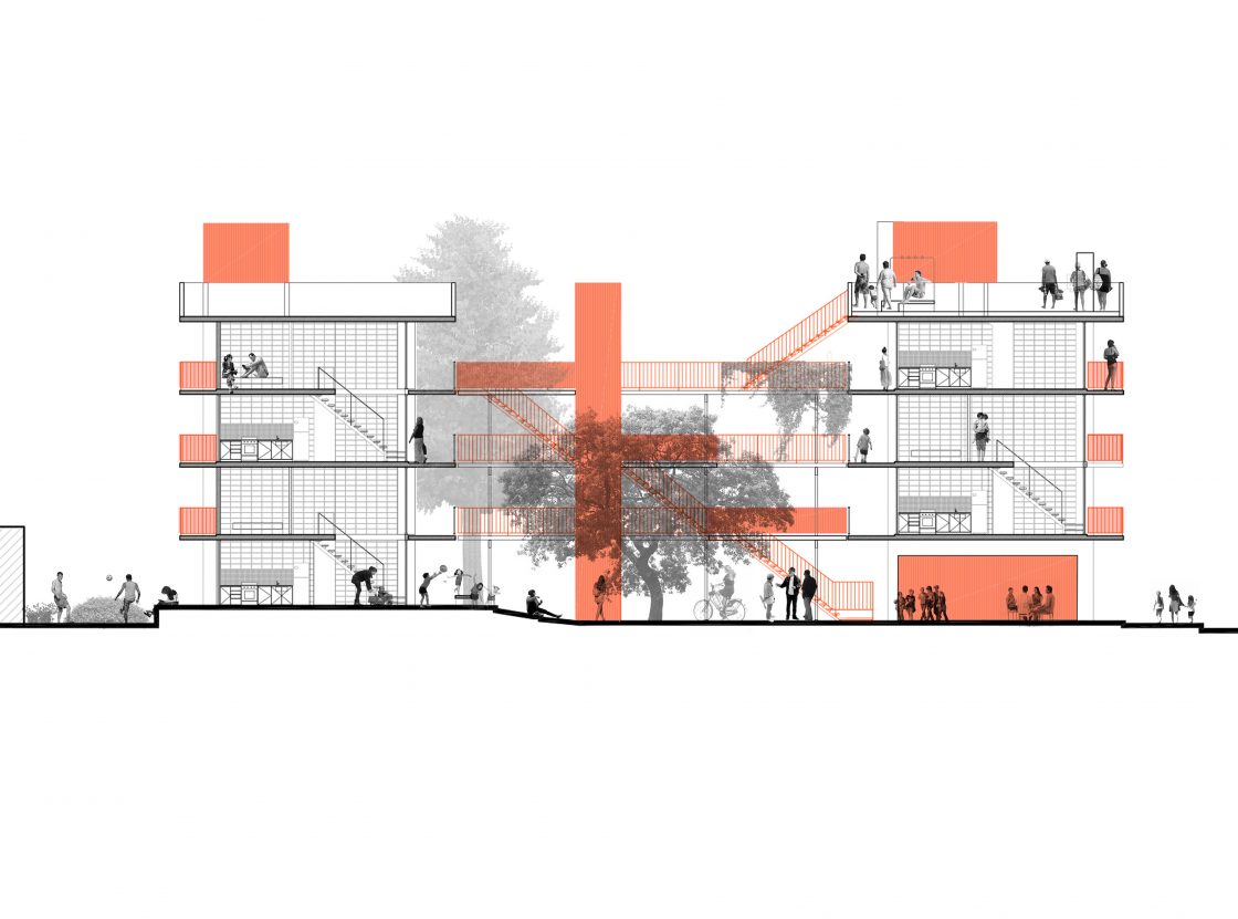 VIVIENDA COLECTIVA CASTELLI 3902 – Proyecto Habitar | Arquitectura